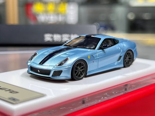 DMH 1:64 Ice Blue 599 GTO Racing Sports Model Diecast Resin Car | eBay