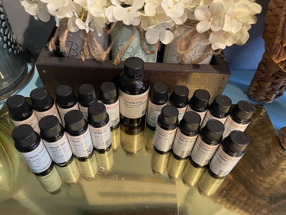 CandleScience Candle Making Supplies Fragrance Oil Lot – 42 Bottles ...