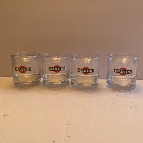 vintage Martini & Rossi Italian rock glasses 8oz new in packaging | eBay