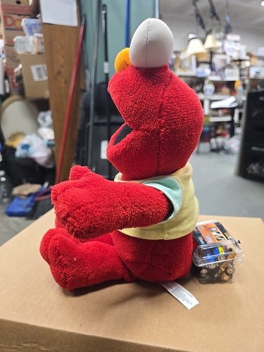 Vintage Fisher-Price 2003 Talking Elmo Plush 13" Potty Time | eBay