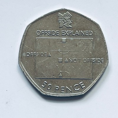 Offside Rule London Olympics 2012 50p Coin | eBay UK