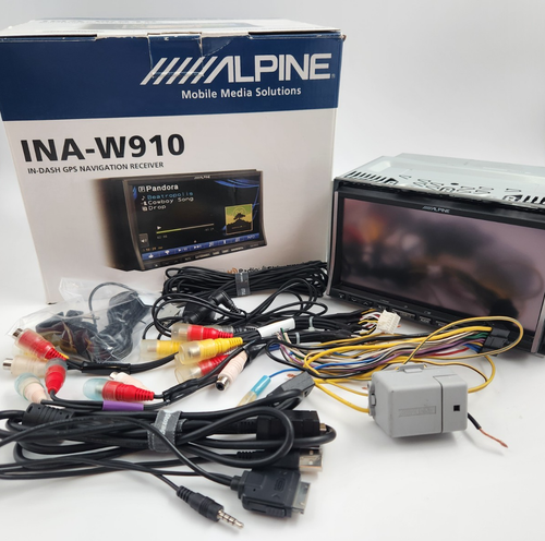 ALPINE INA-W910 GPS Navigation 7-inch tilt touchscreen Ai-Net CD DVD ...