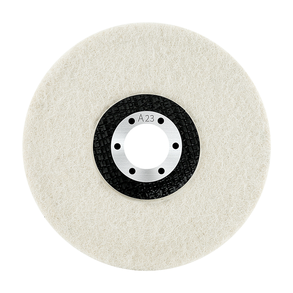 Tampon de polissage laine 125mm pour polissage métal verre marbre ...