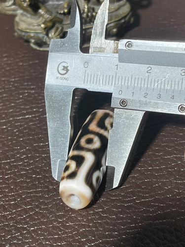 Old Tibetan Nepalese Himalayan Ancient 9 eye Old Dzi Talisman Beads ...