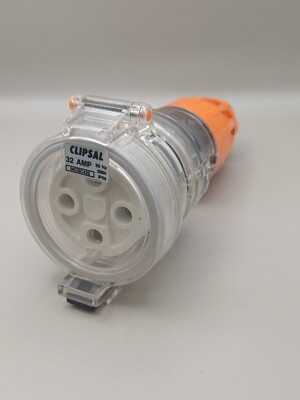 56CSC432-EO CLIPSAL SOCKET EXTENSION IP56 , 4 PIN 32A 500V | eBay Australia