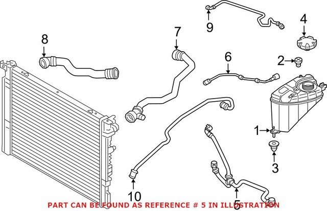 Genuine OEM Engine Coolant Hose for BMW 17128602602 for sale online | eBay