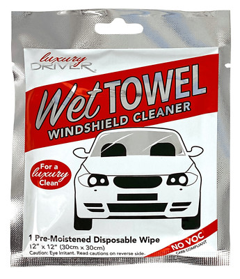 Wet Towel Car Windshield Cleaner by Luxury Driver | eBay