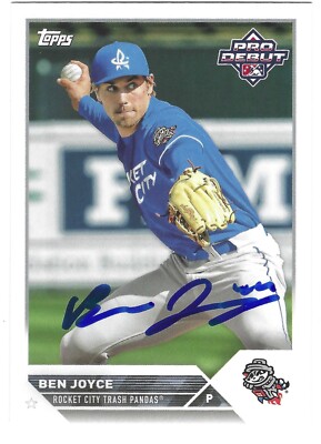 BEN JOYCE SIGNED 2023 TOPPS PRO DEBUT BASEBALL CARD ANGELS AUTOGRAPHED ...