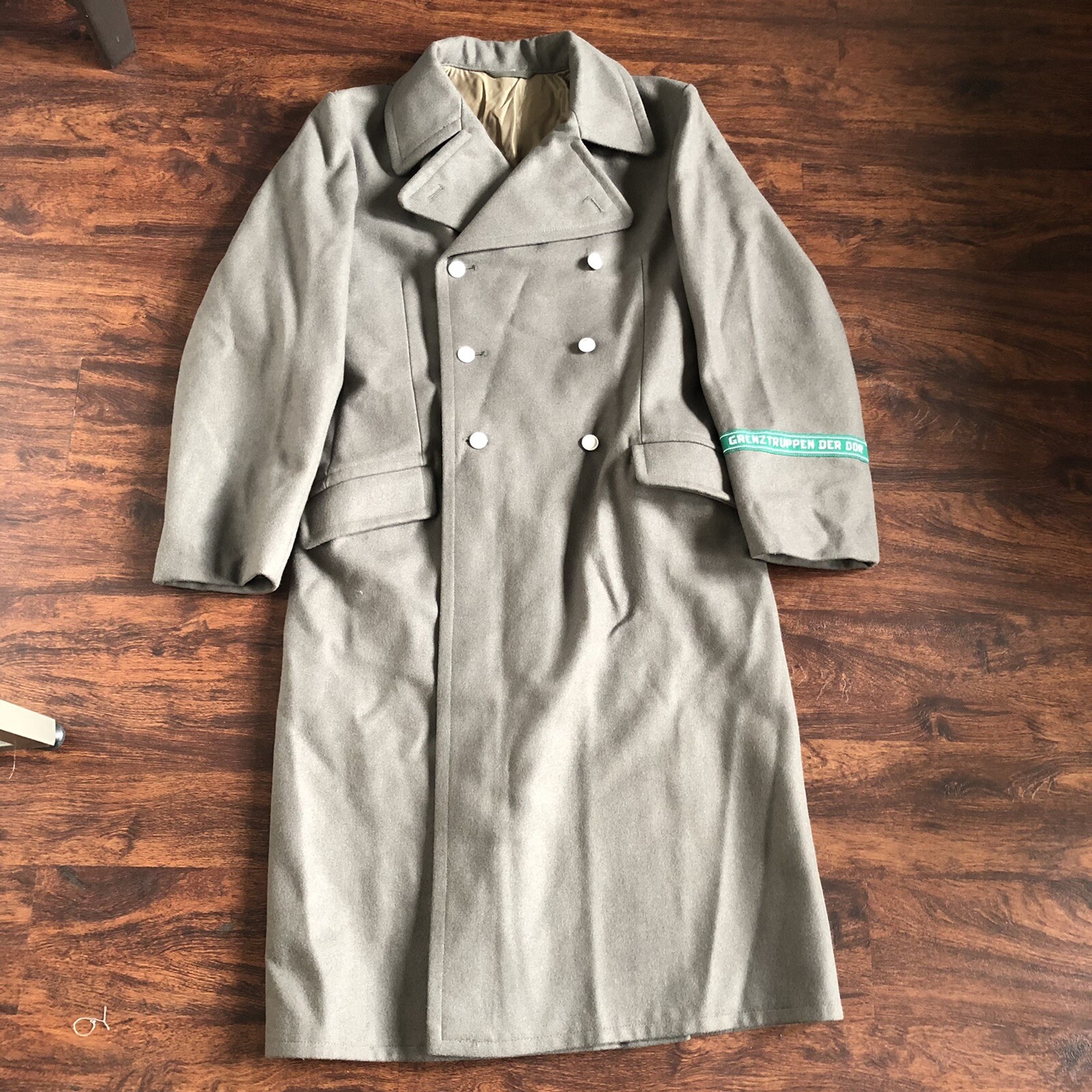 Vintage East German Border Guard Trench Coat Grenztru… - Gem