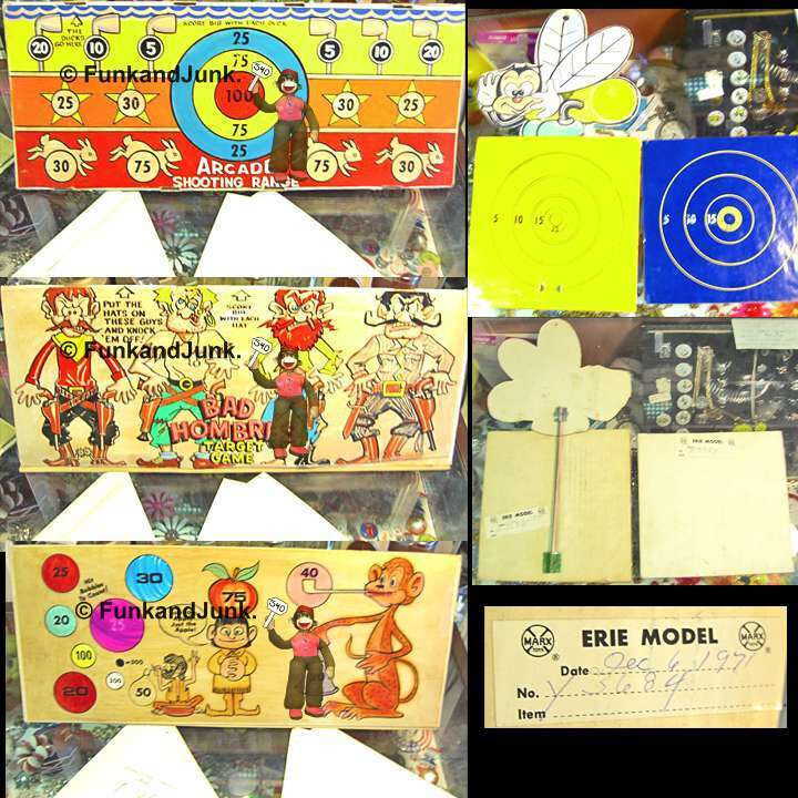 Marx Toys Prototype Super Stick Shooting Gallery Blueprints Ads Pair ...