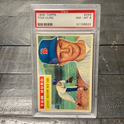 1956 Topps Tom Hurd #256 *Red Sox* PSA 8 NM-MT | eBay