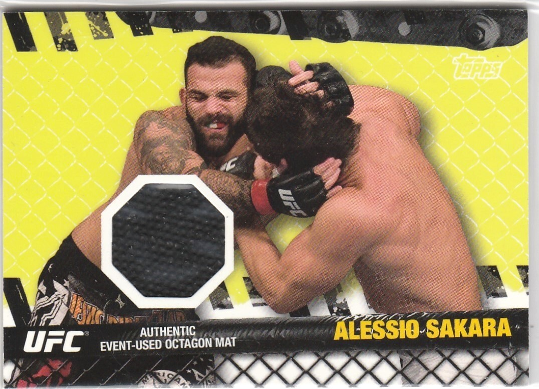2010 Topps UFC Fight Mat Relics #FM-AS Alessio Sakara/UFN 15 058-B | eBay