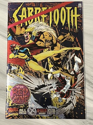 SABRETOOTH: IN THE RED ZONE #1 Chromium Cover Marvel 1995 - See Pics | eBay