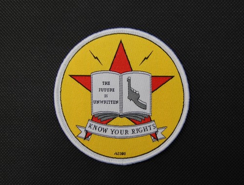 The Clash Know Your Rights Woven Morale Patch Iron-on or sew-on | eBay