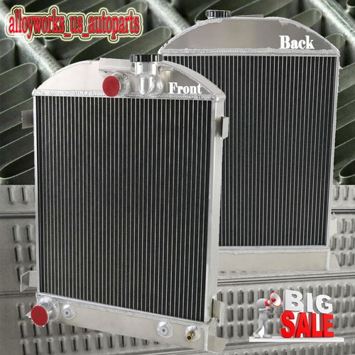 3 Rows Aluminum Radiator For 1928-1929 1930 1931 Ford Model A &Grill ...