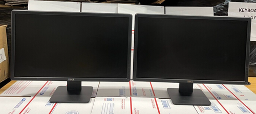 23" DELL E2314HF WIDESCREEN LED LCD MONITOR WITH STAND Lot Of 2 units ...