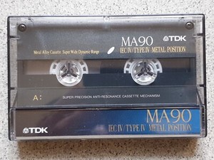 TDK Cassette MA 90 Metal Cassette Audiocassette 90 Min Collection ...