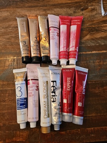 L’Oreal Excellence Creme Conditioning 3 Hair Treatment Lot Of 12 Tubes ...