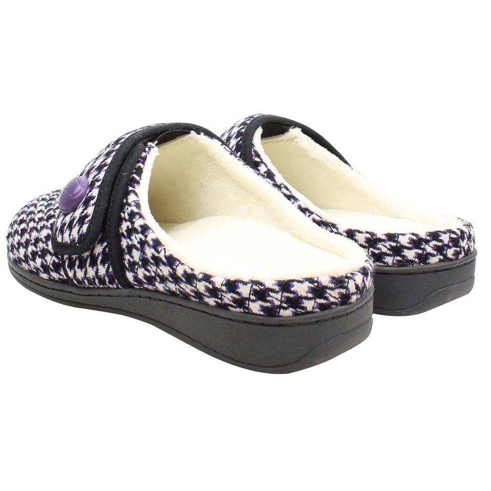Vionic Carlin Slip-On Black Synthetic Womens Slippers 10012042250 | eBay UK