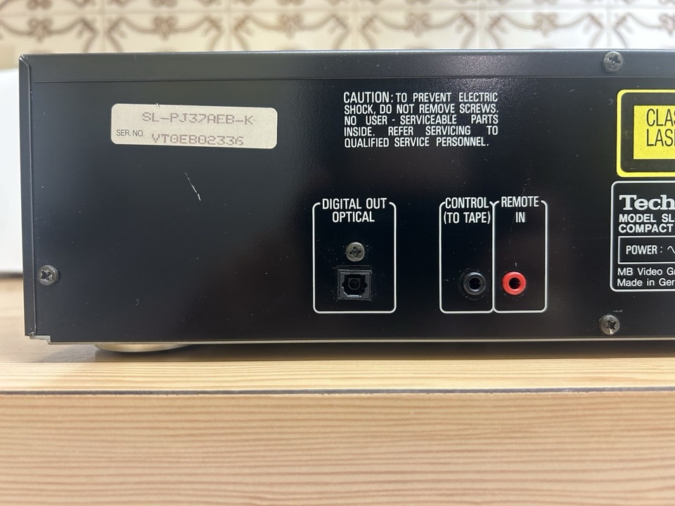 Technics SL-PJ37A Compact Disc Player Hifi Separate with Digital ...