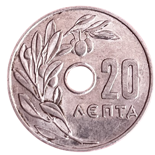 Greece 20 Lepta coin KM# 79 - 1964 | eBay
