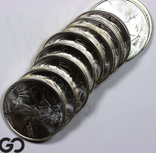 Lot Of 10 Silber Bullion Rounds, (10) 1 oz .999 Fine Silver Rds | eBay