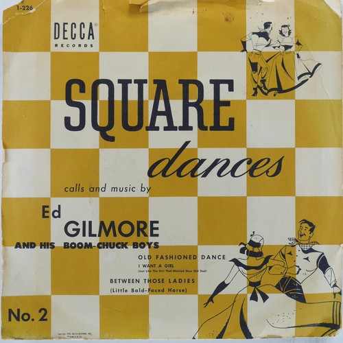 ED GILMORE Old Fashioned Square Dance DECCA 9-40232 VG 45 7" 1956 ...