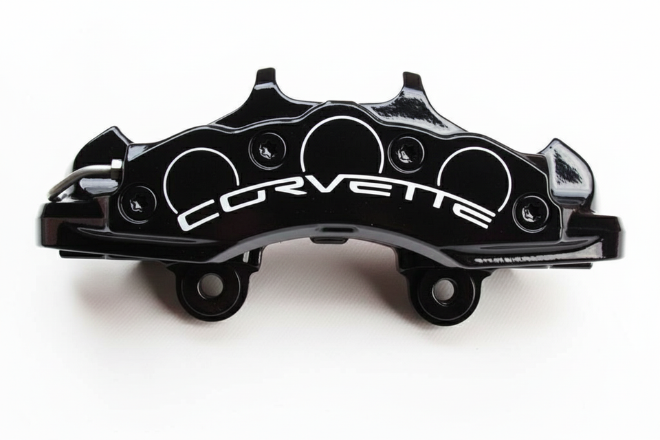 2006-2013 Corvette C6 Z06 + Grandsport Front + Rear Black Calipers Set ...
