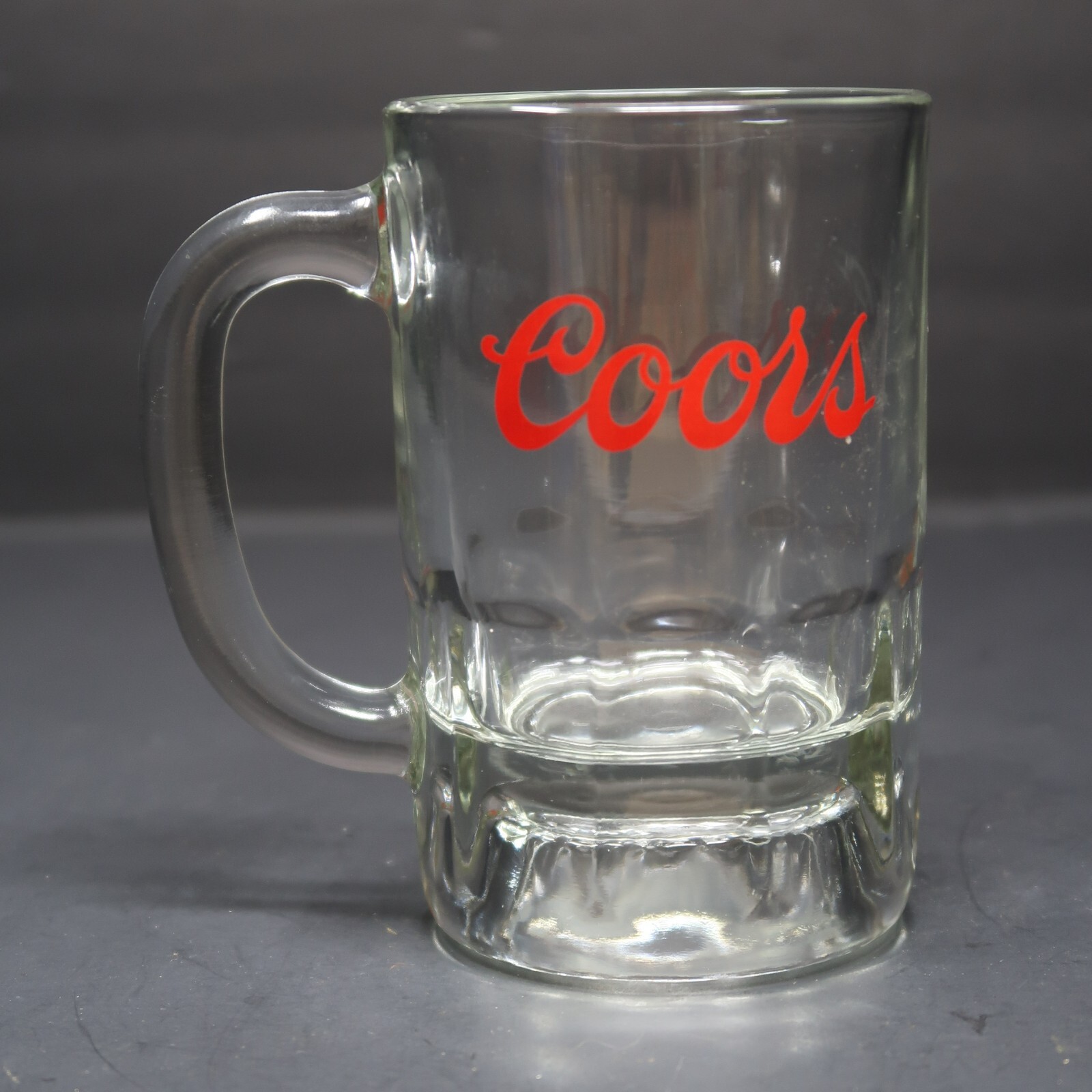 Vintage Coors Beer Glass Mug 12 fl oz. 3" x 3" x H 5" Heavy 1.5 lb. | eBay