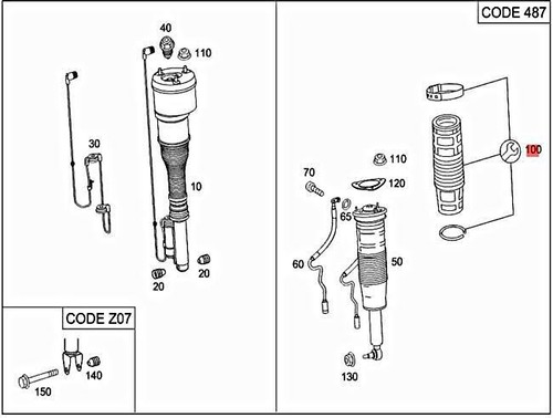 Genuine MERCEDES C216 W221 S-CLASS W221 Coupe C216 Ts boot 2213300085 ...