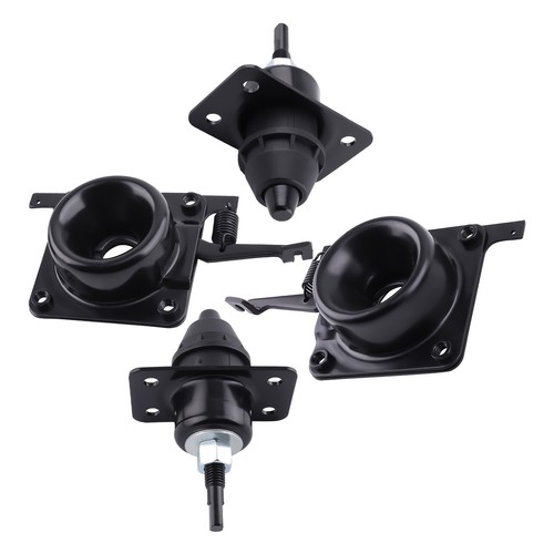 Hood Latch Bonnet Release Lock 4 PCS For Volvo VN VNL Upper & Lower ...