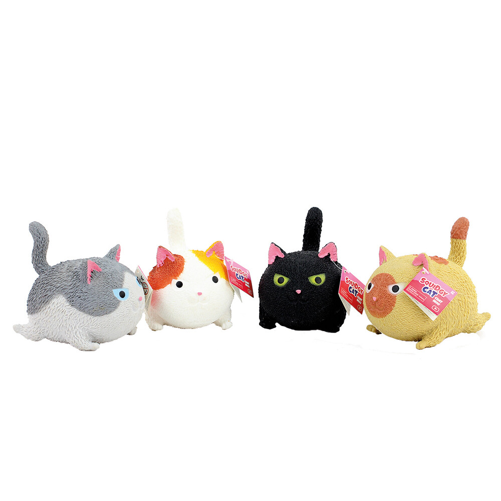 Fumfings 9cm Squidgy Fidget Squishy Cat Play Sensory Fun Toy Kids 3y ...