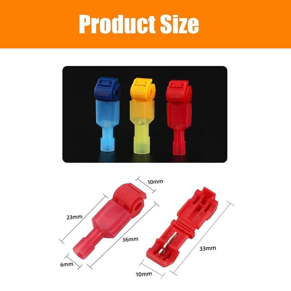 120pcs Automotive Electrical Connectors Wire Splice Connectors ...