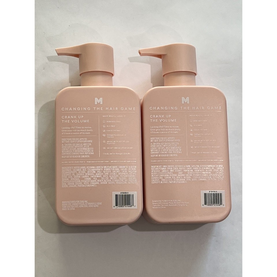 MONDAY Volume Shampoo & Conditioner 12 fl oz | eBay