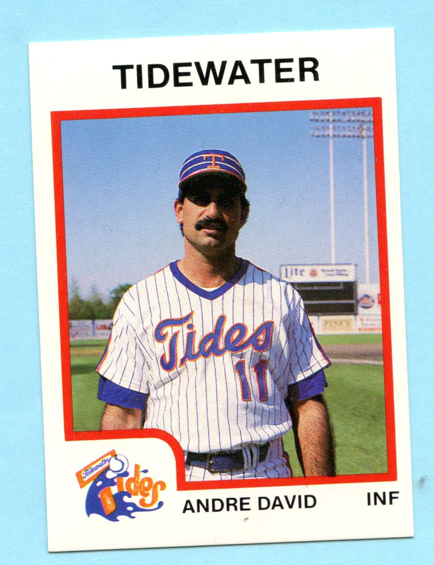 1987 Minor League Andre David- Tidewater Tides- Box 131 | eBay