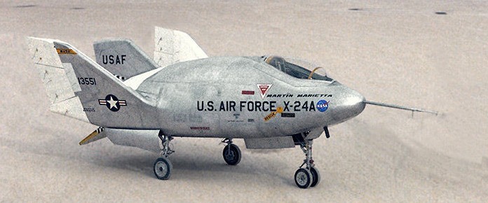 X 24 Lifting Body Spacecraft