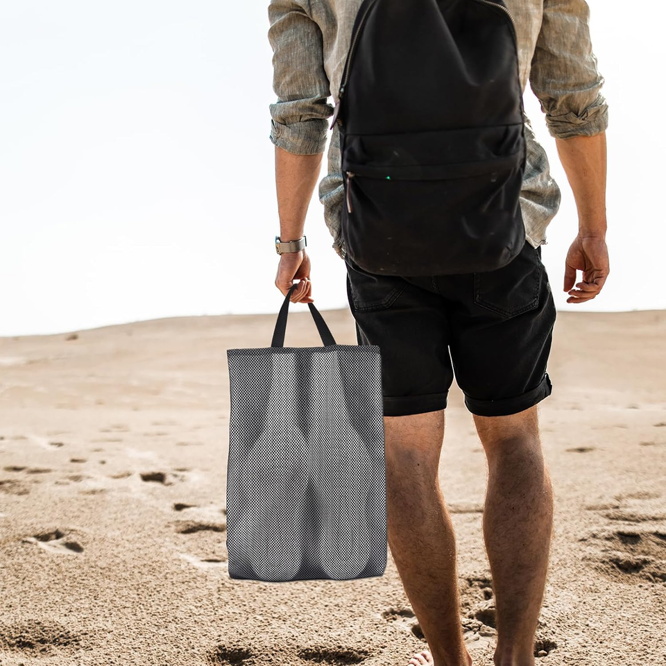 Shoe Bags for Travel, 2 Packs, Waterproof Travel Shoe Bags, Translucent ...