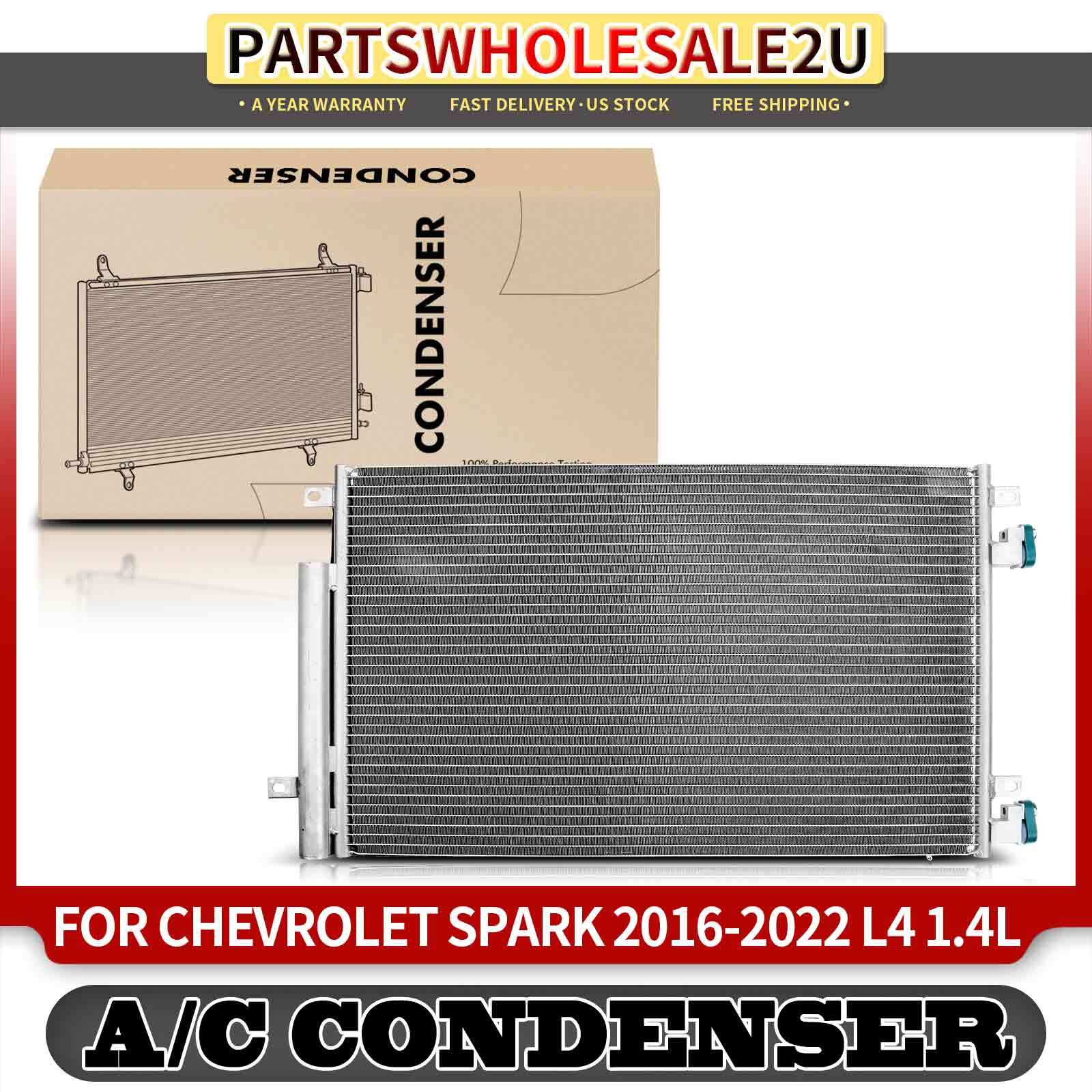 A/C Condenser w/ Receiver Drier & Bracket for Chevrolet Spark L4 1.4L ...