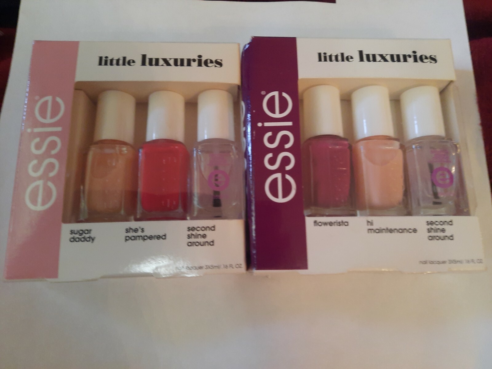 Essie Little Luxuries Mini Nail Polish Kit .16 FL Oz (LOT of 2) See ...