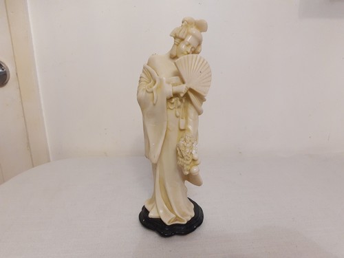 Geisha Figurine Japanese Asian Sculpture Ornament Small Statue Figurine ...