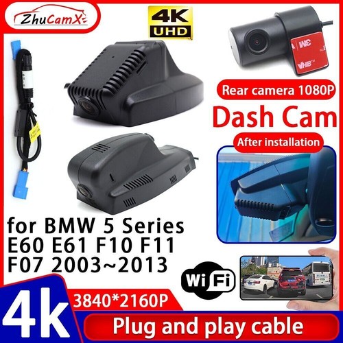 4K 2160P Wifi DVR Dash Cam Camera for BMW 5 Series E60 E61 F10 F11 F07 ...