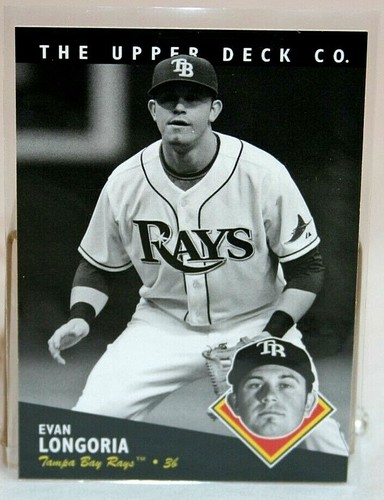 2008 Upper Deck Timeline Evan Longoria ROOKIE Card #180 Tampa Bay Rays ...