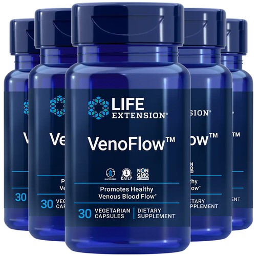 Venoflow 5X30Caps 200mg Life Extension Nattokinase/Pycnogenol/French ...