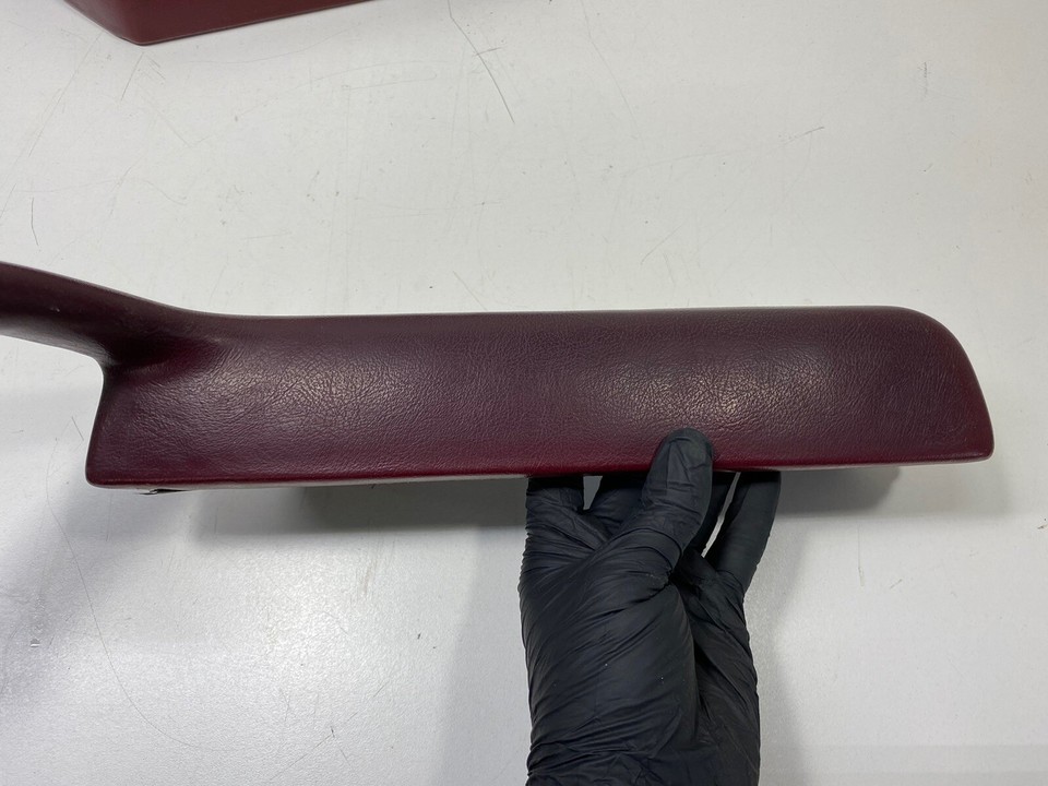 1984 Dodge Rampage Maroon Arm Rests Pair Left and Right With Screws ...
