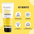 Dr. Sheth's Sunscreen SPF 50 Cream with Ceramide & Vitamin C for Oily ...