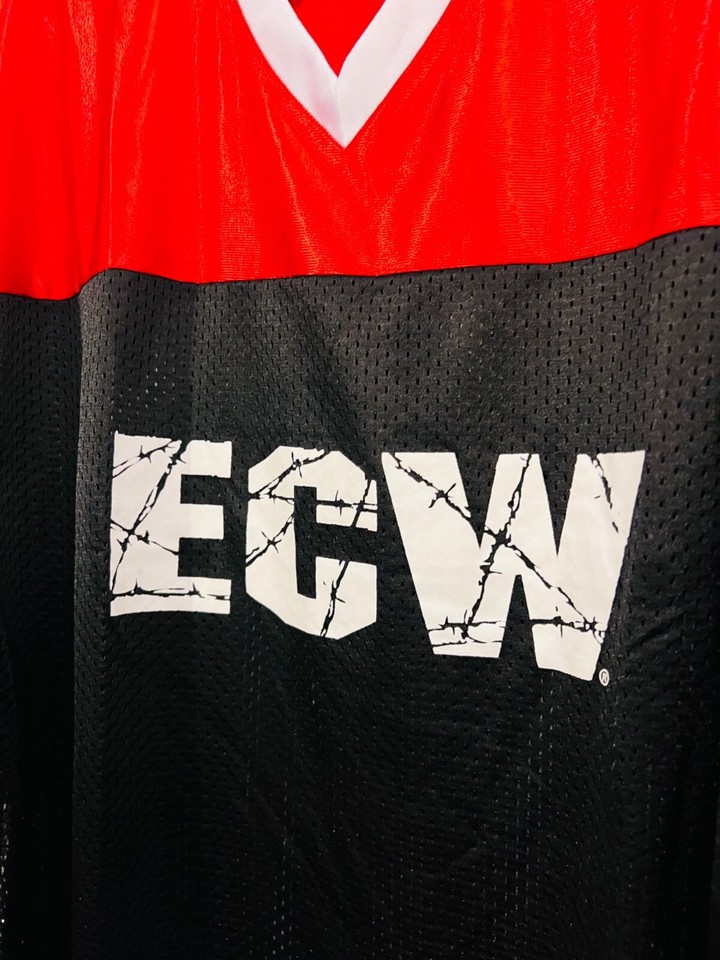 WWE WWF Chalk Line ECW Extreme Championship Wrestling Hockey Jersey ...