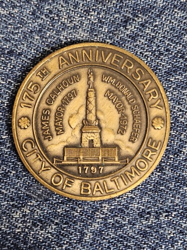 City Of Baltimore 175th Anniversary Token | eBay