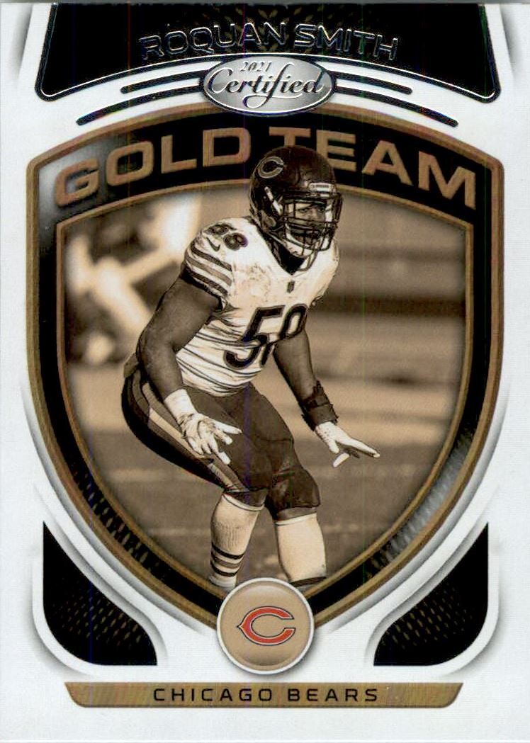 2021 Certified Gold Team Chicago Bears Football Card #19 Roquan Smith ...