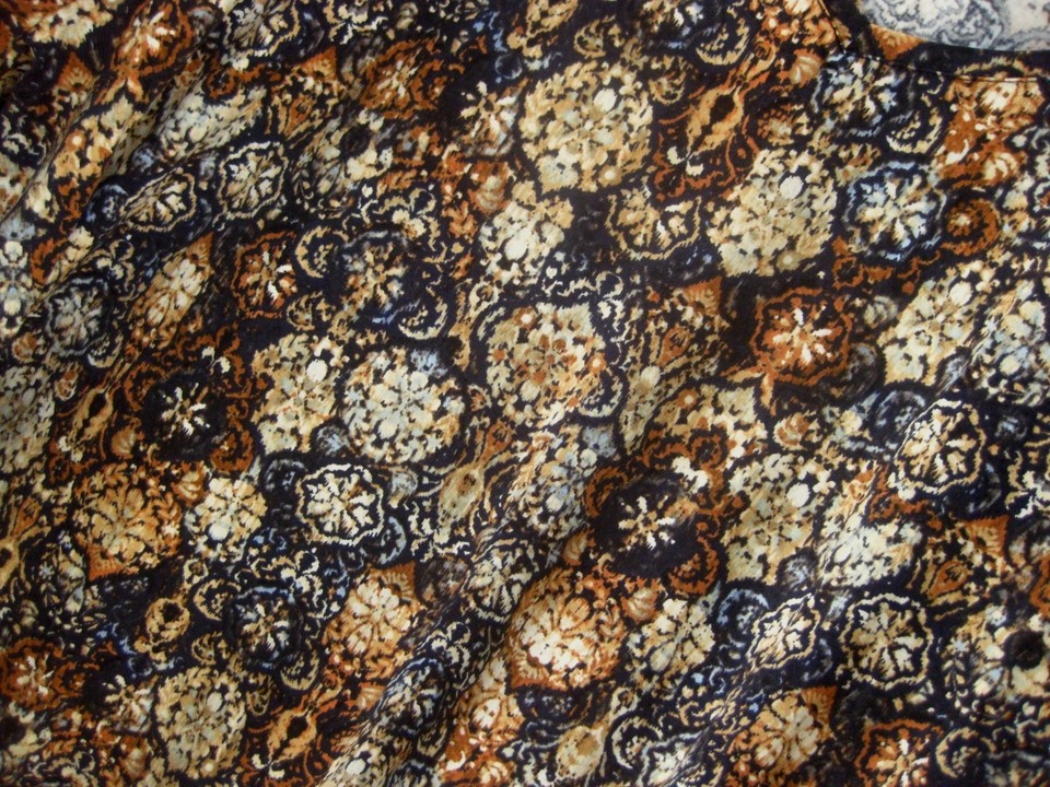 Catherines Suprema Collection Top~Boho Earthy Colors~Brand New~Stretch ...