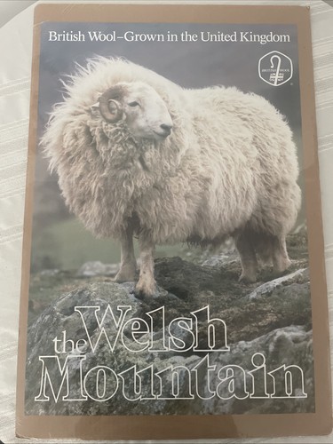 Vintage British Wool Board The Welsh mountain Poster Print | eBay